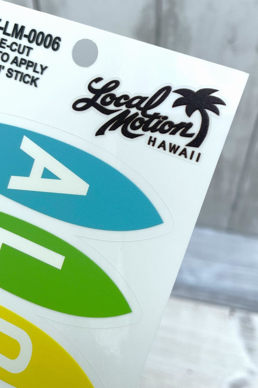 ALOHA BOARD M STICKER – ローカルモーション公式オンラインストア｜LOCAL MOTION JAPAN